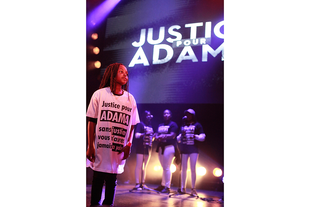 Le concert "Justice pour Adama" par David Maurel