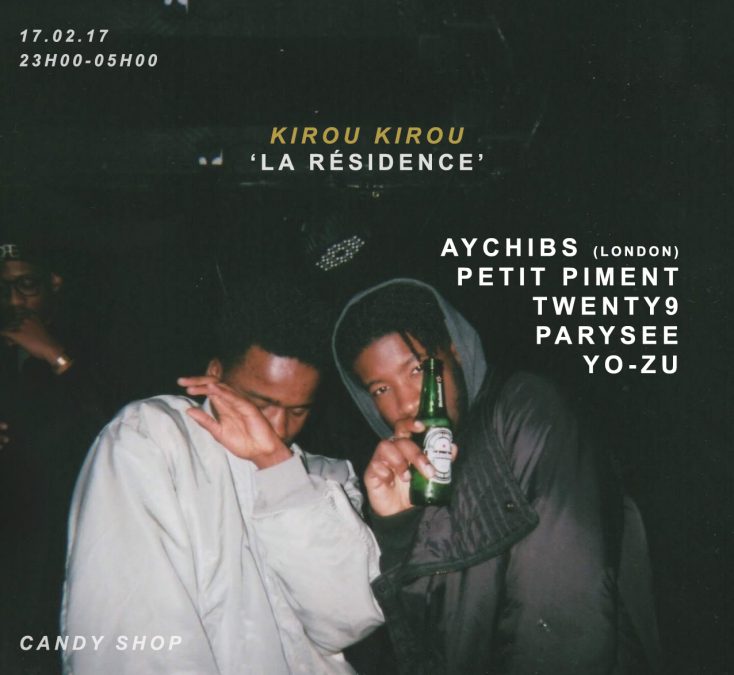 KIROU KIROU VOUS DONNE RENDEZ-VOUS POUR LA RÉSIDENCE AU CANDY SHOP - YARD