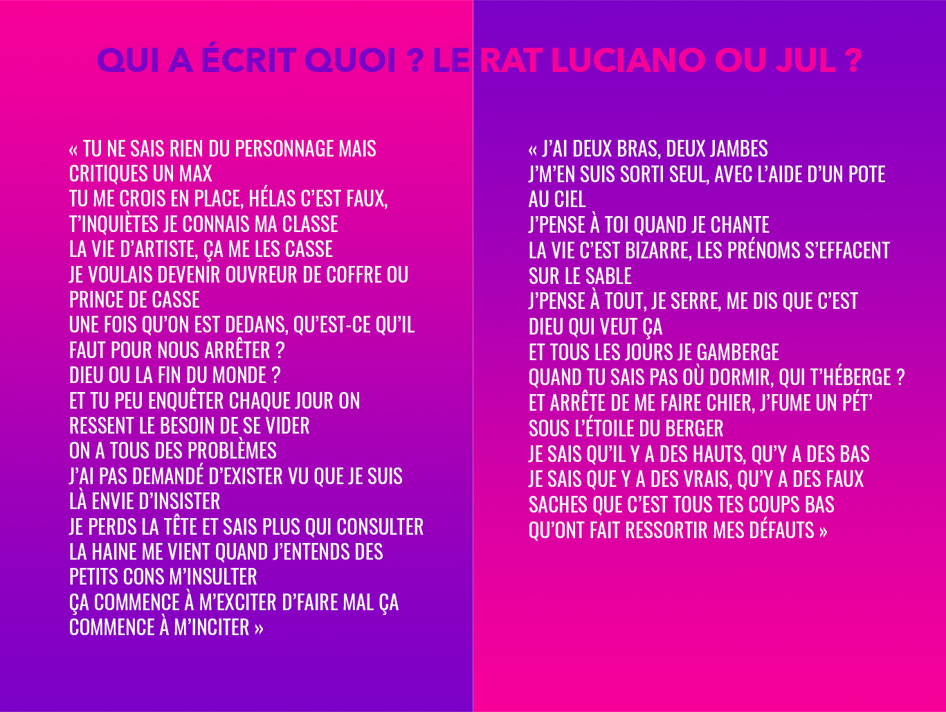 Avec Jul, chassez le naturel il revient en moto